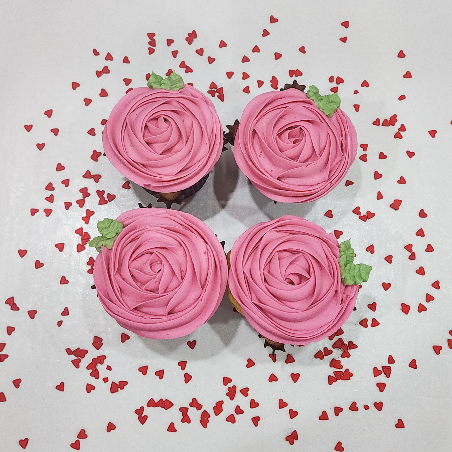 Rose Cupcakes | Fresh Bakery LLC
